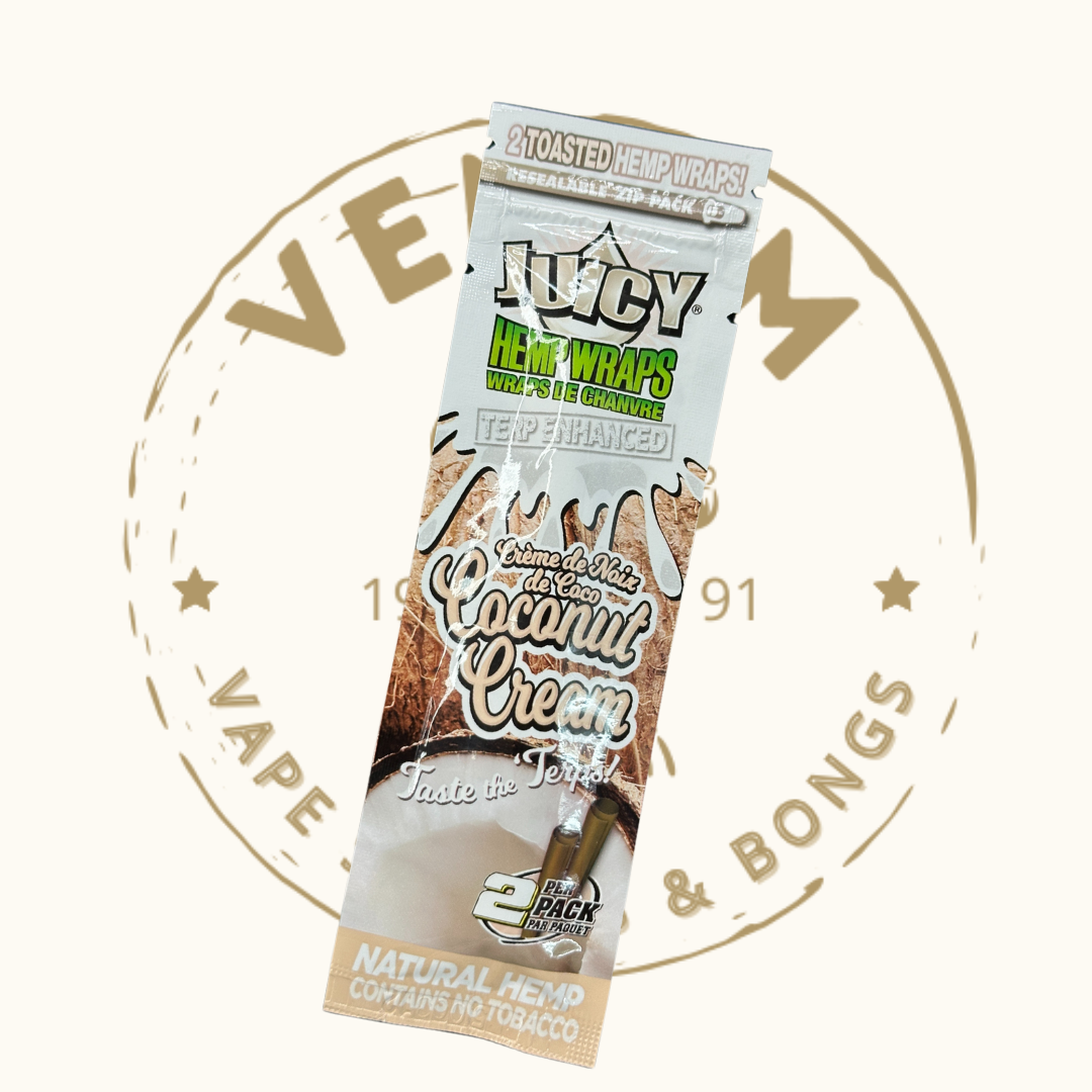 Juicy Hemp Wrap - Coconut Cream – Venom Vape