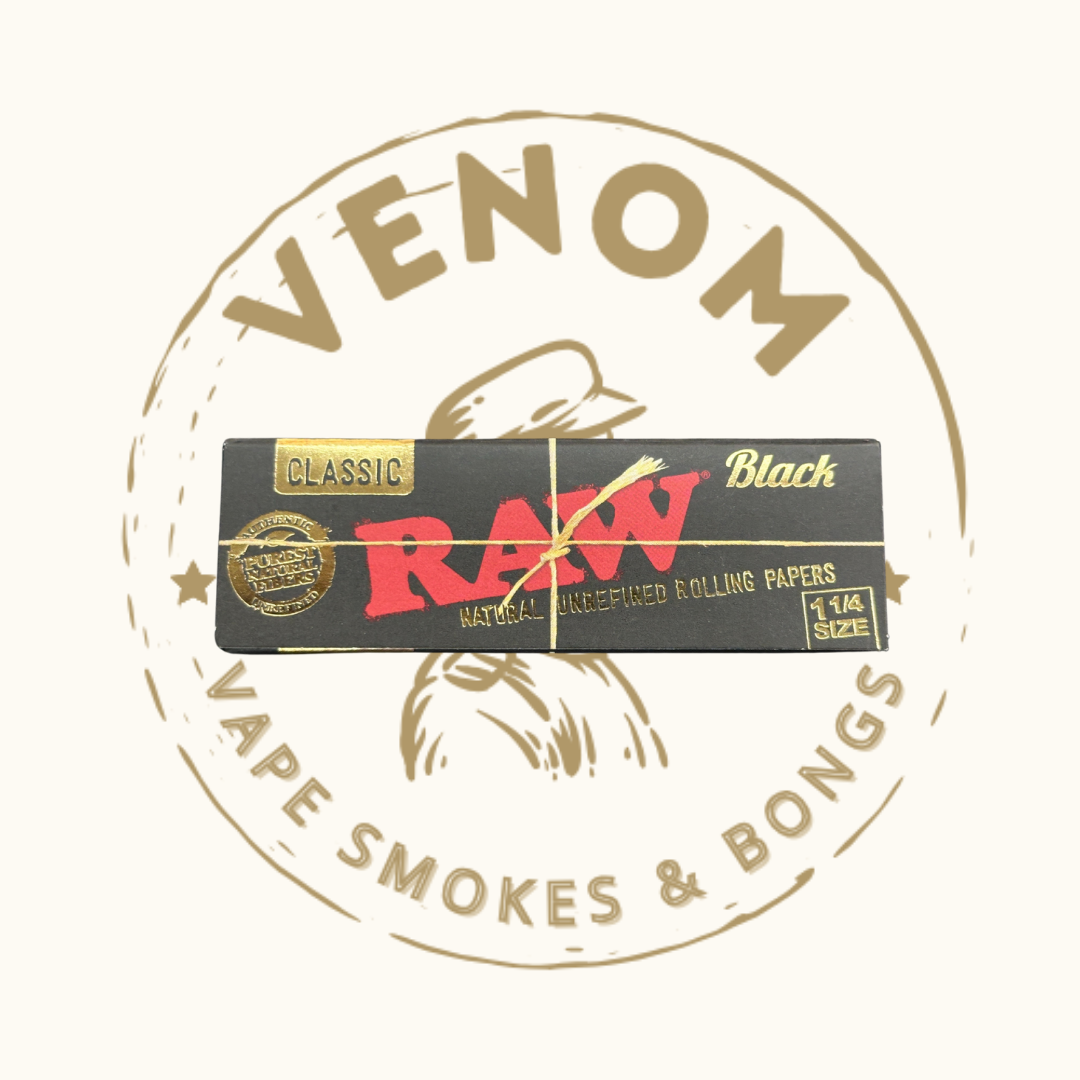 Raw - Black - Regular – Venom Vape